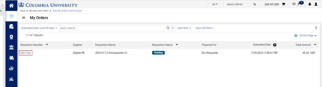 How to know when your Requisition received departmental approval ...