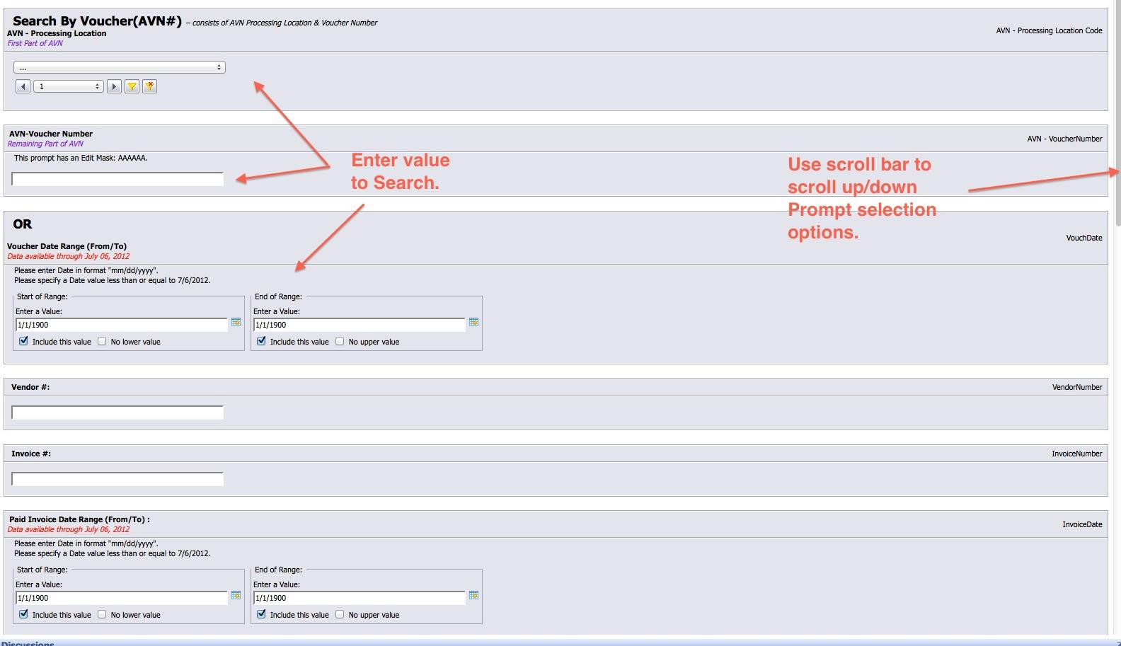APCAR Invoice Inquiry Reports | Finance Training