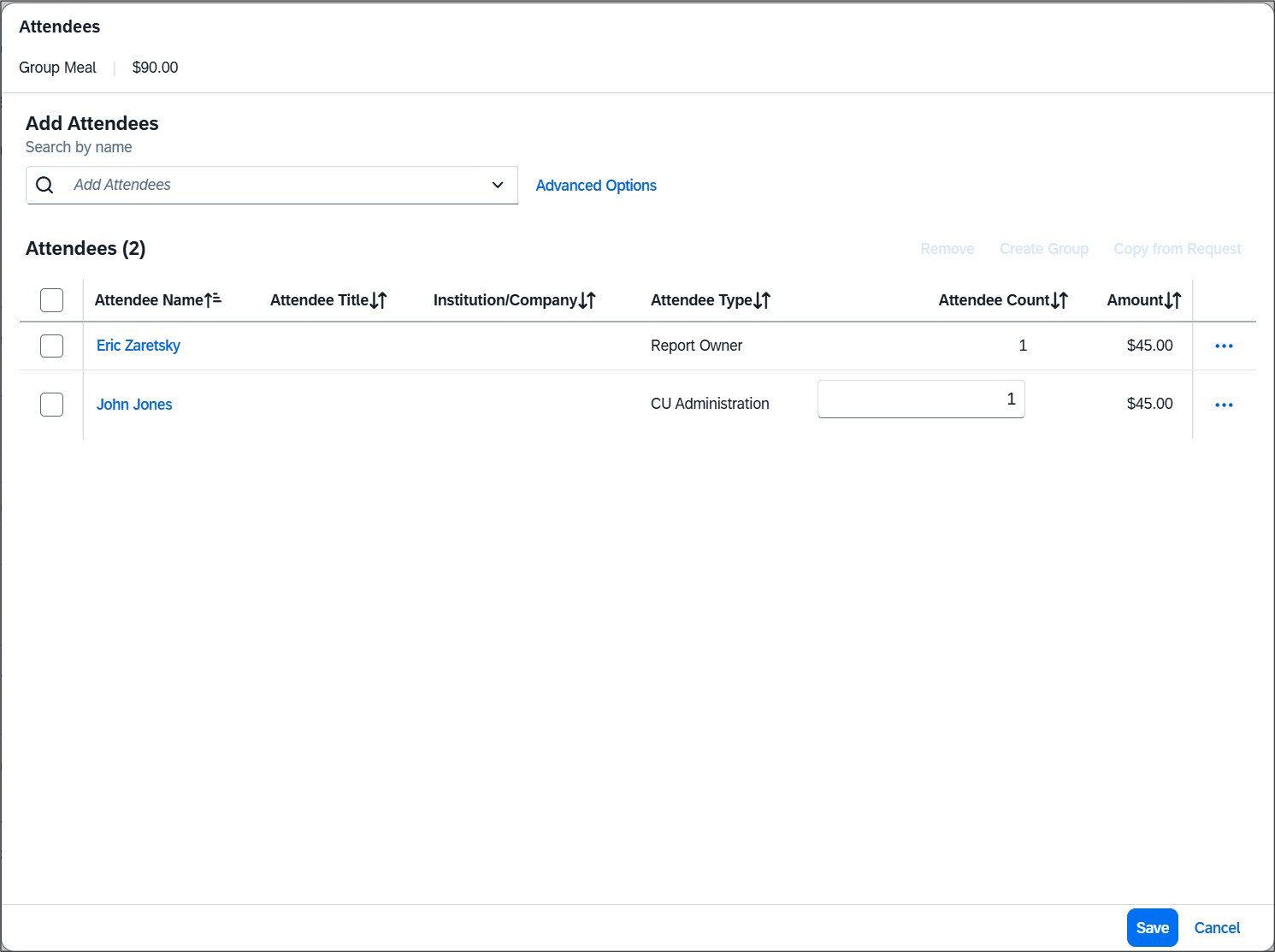Expensing Group Meals in Concur | Finance Training